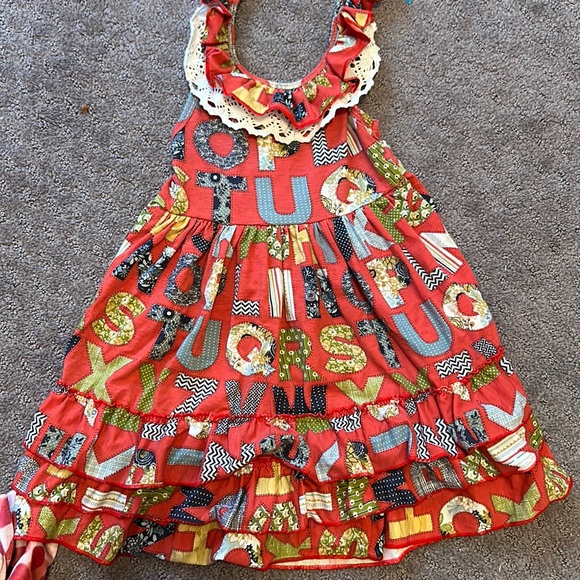 tutu and lulu | Dresses | Girls Alphabet Dress 23t Tutu And Lulu Like ...